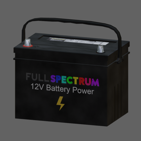 Car Battery - 3d model with PBR textures - FullSpectrum 3D